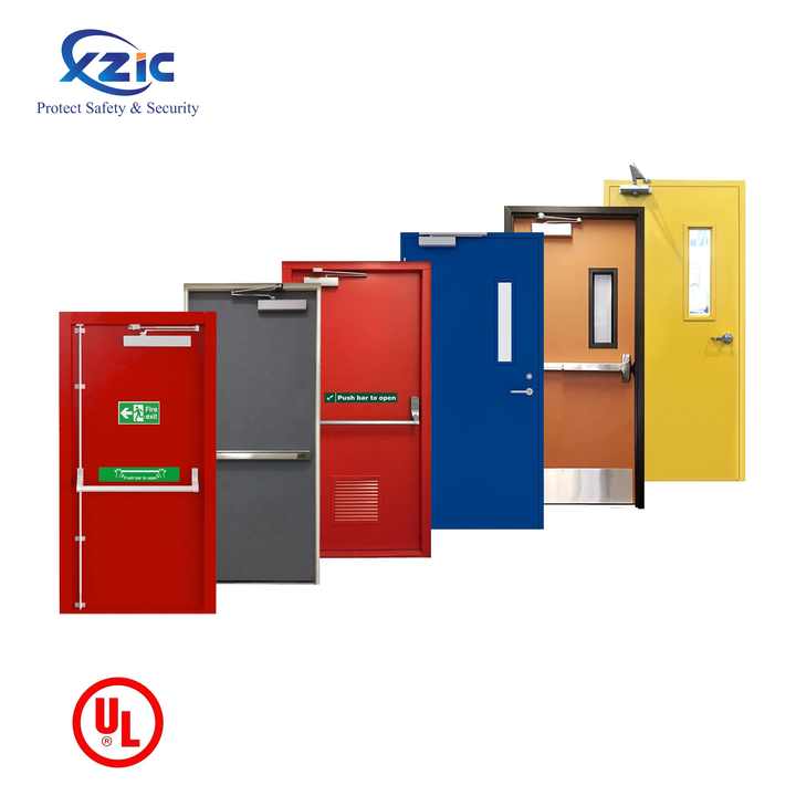 UL Certified Commercial Double 3 Hours Fire Rated Steel Doors