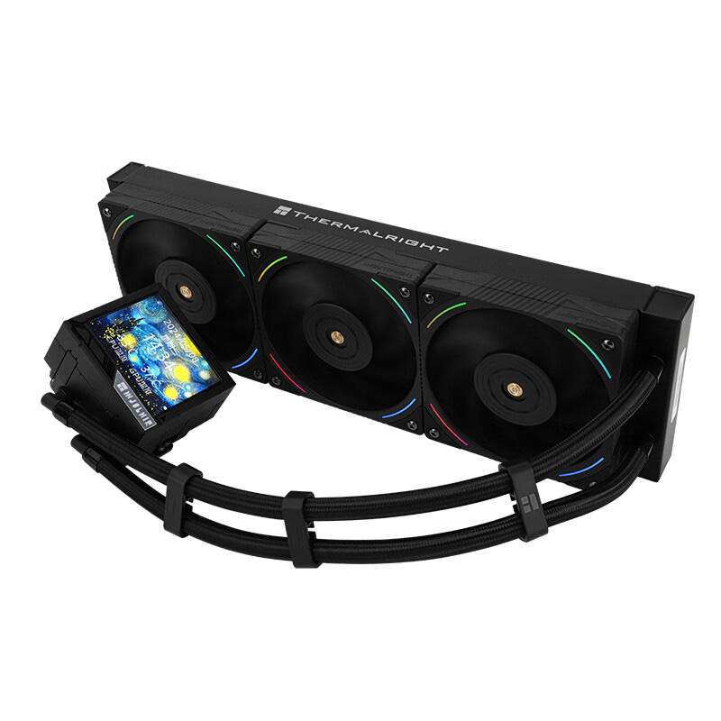 For Mjolnir Vision 360 Thor Hammer Black White ARGB Water-cooled 3.5 ...
