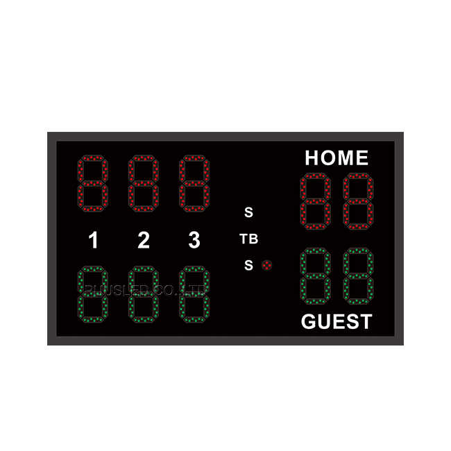 Tennis Player Score Record Sign Board Wireless Remote Control Led ...