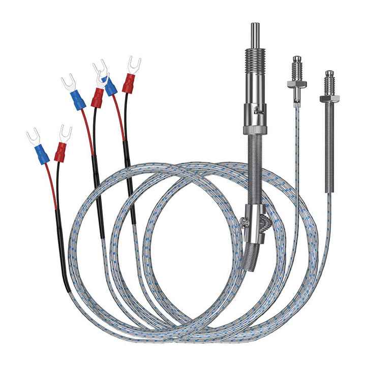 High Quality 3-wire Rtd Pt100 Thermocouple for 300c 600C M6 Screw Type K J Thermocouple ...