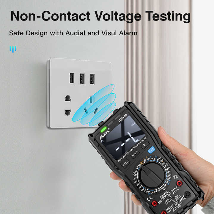 Power Meter Digital Multimeter PCW 01A - Voltmeter, Ammeter, Current ...