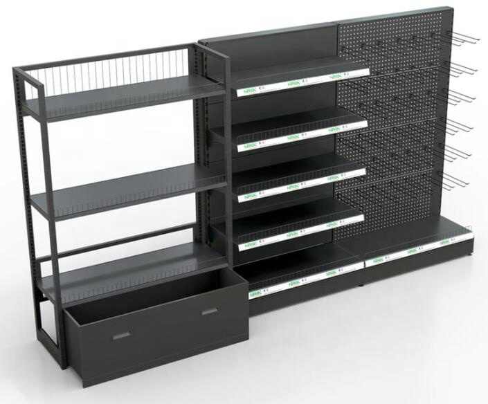 Highbright Customized Slatwall Back Panel Display Rack Grocery Store ...