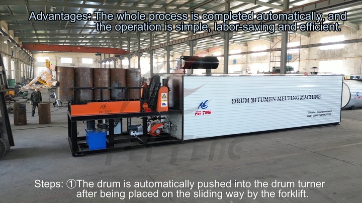 Innovative Bitumen Drum Decanter Machine With Integrated Automation ...
