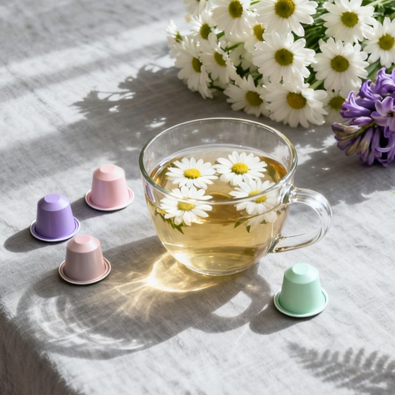OEM Dry Tea Leaf Capsule 3g Per Capsule Tinned Packaging Convenient ...