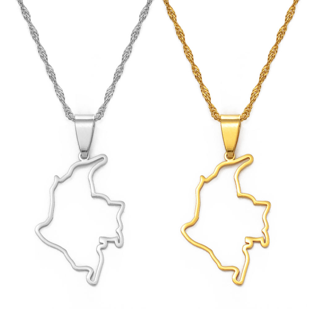 18k colombian gold chain | Premium Stainless Steel Necklace