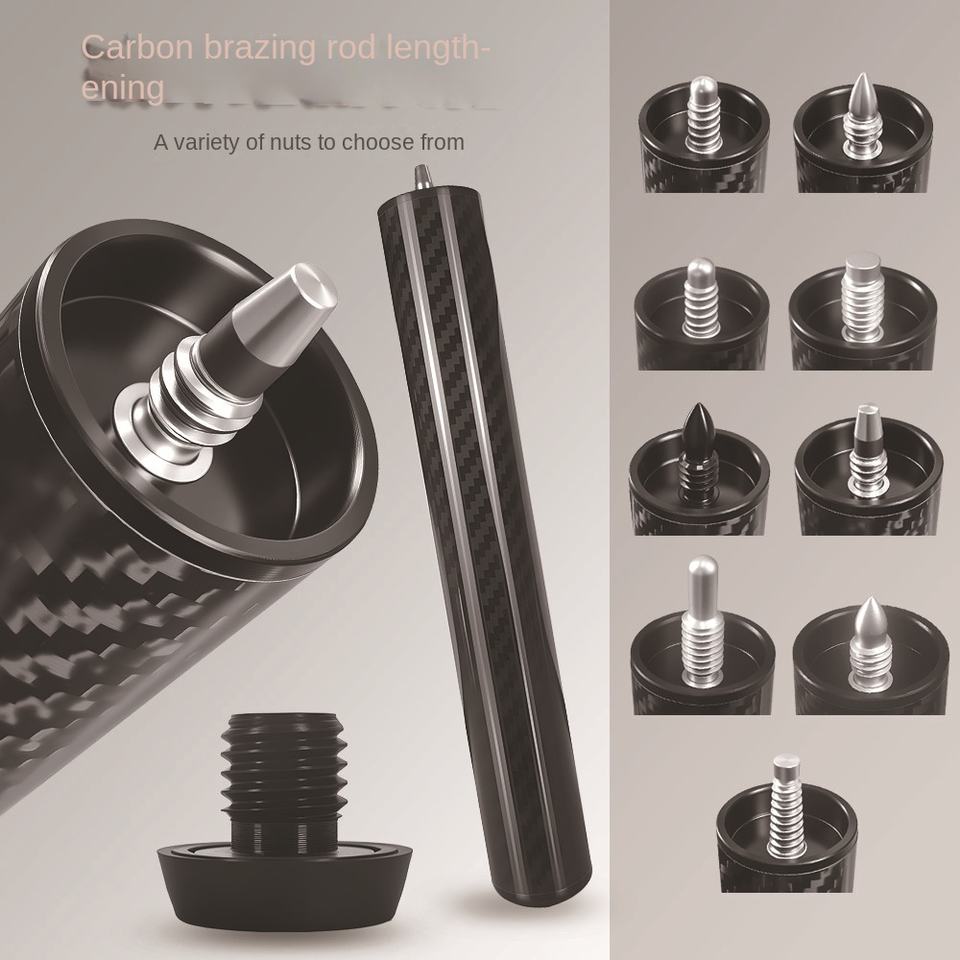 Billiard Snooker Extension Cue Accessories Carbon Braze Rear Blocking ...