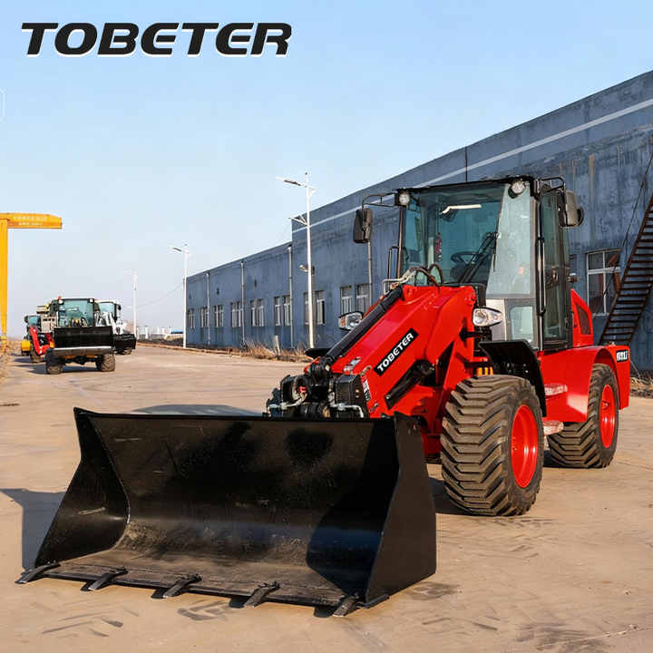 TOBETER H580T Low Emission Telescopic Wheel Diesel Loader for Municipal ...