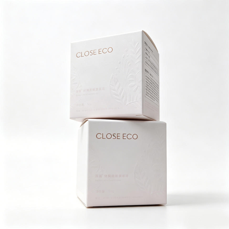Factory Price White Paper Box Embossing UV Coating Luxury Packaging for ...