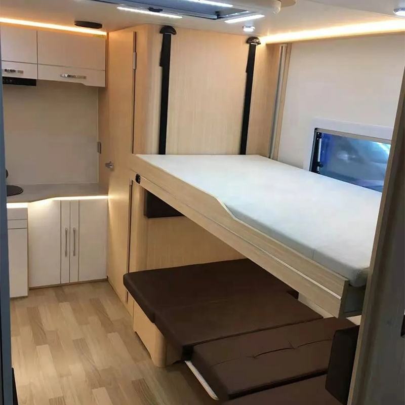 Self Driving Trailer Enclosed 48V 60V Power Supply Trailer Motorhome ...