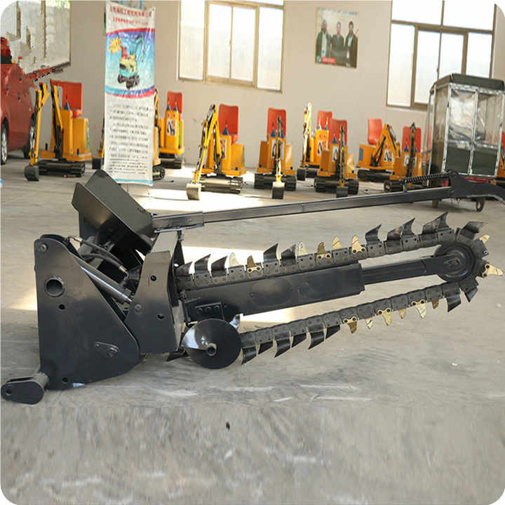 Chain Saw Ditching Trenching Machine Farm Trencher for Skid Steer and ...