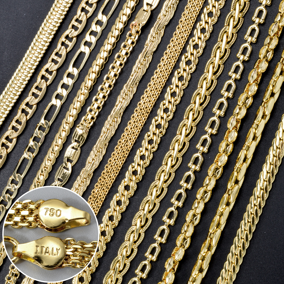 Featured Wholesale 750 gold necklace For Men and Women Alibaba