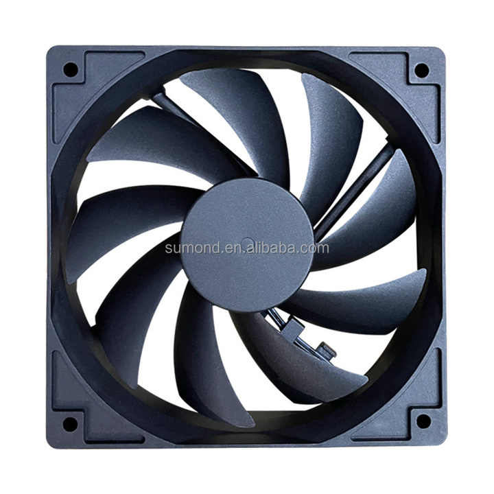 Customized High Airflow RPM 12V DC Fan 12025 Desktop Computer Cooling ...