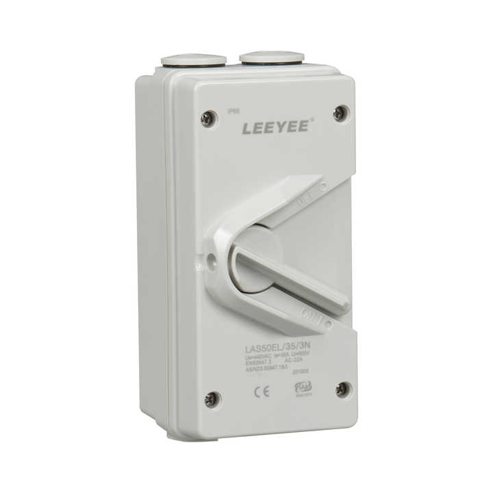 Waterproof Isolator Switch 1P~4P 20A-63A IP66 AC Isolation 63A 3Phases Electrical Switches ...