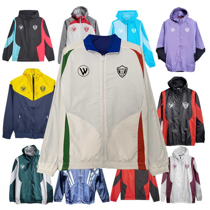 Club National Team Men Sport Soccer Windbreaker Rain Training Football ...