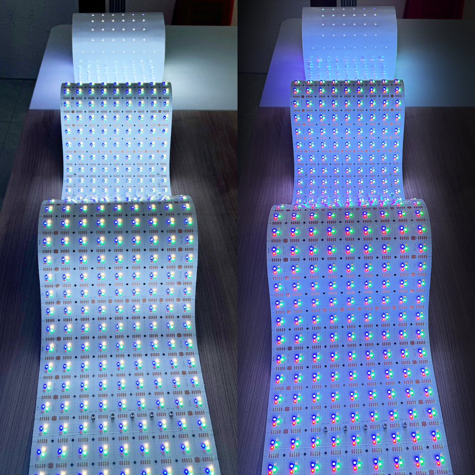 10m Super Long RGBW LED Marble Panel Sheet 24V Dual White Color Light ...