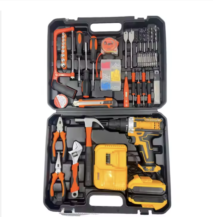 21V Cordless Drill Machine Set - Variable Speed Power Tool