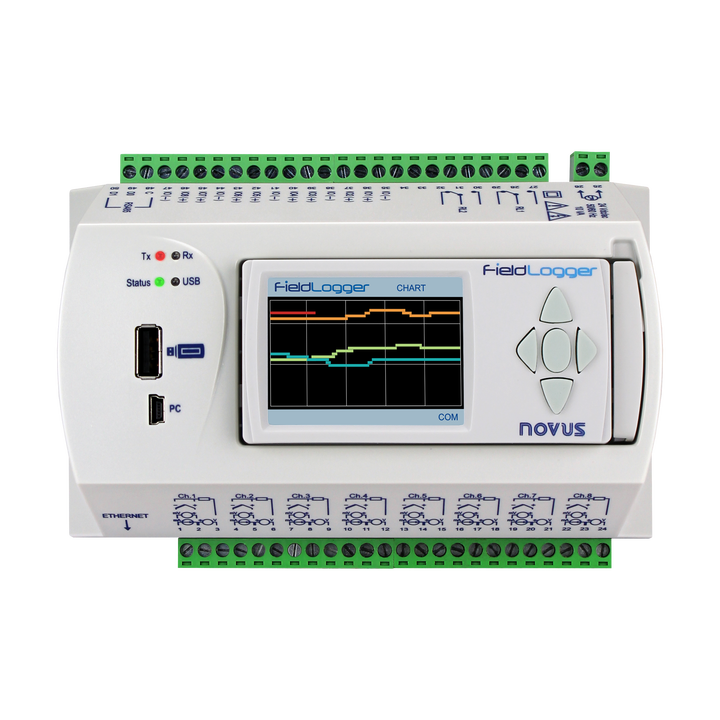 Fieldlogger Ethernet 2xrs485 Data Logger Measure Temperature Controller For Multiple Ranges