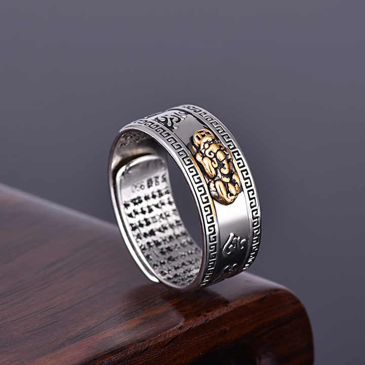 Attract Money with Lucky Fengshui Pixiu Ring - Trendy & Protective
