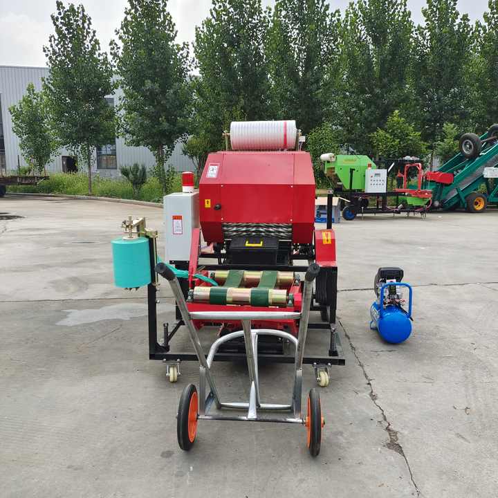 Fully Automatic Bale and Wrap Machine for Livestock Farms - Wet and Dry ...
