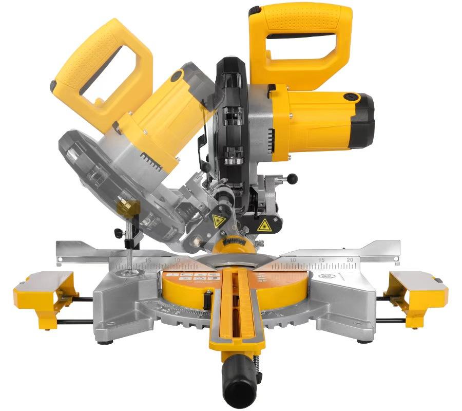 LUXTER 210mm 1700W Sliding Miter Saw - Electric Woodworking Power Tool ...