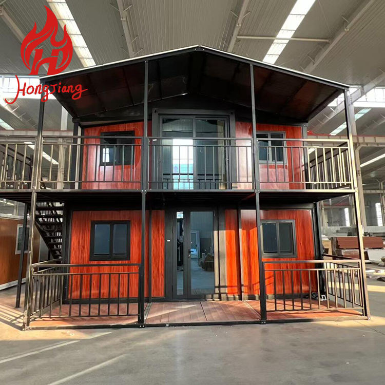 2 Story Expandable Container House Prefab 20ft for Sale Residential Dwelling with Bedroom and ...