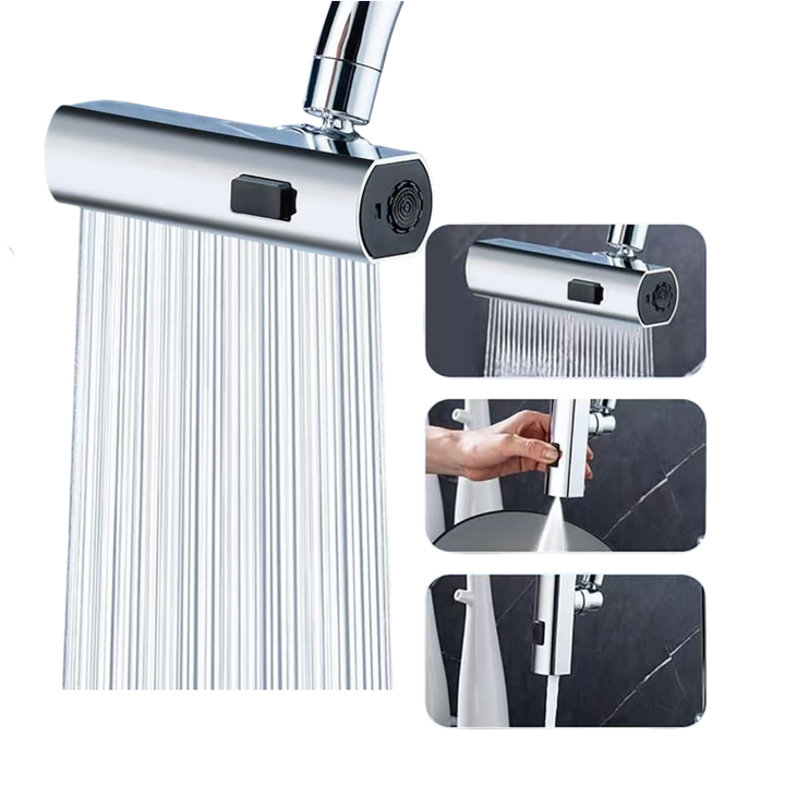 Modern Universal Flying Rain Faucet Extender Kitchen Splash Guard ...