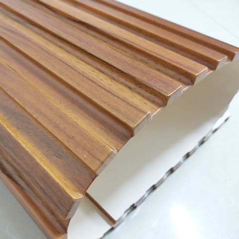 3d Wood Veneer MDF Wave Board wall decor Decorative Flexible Curly ...