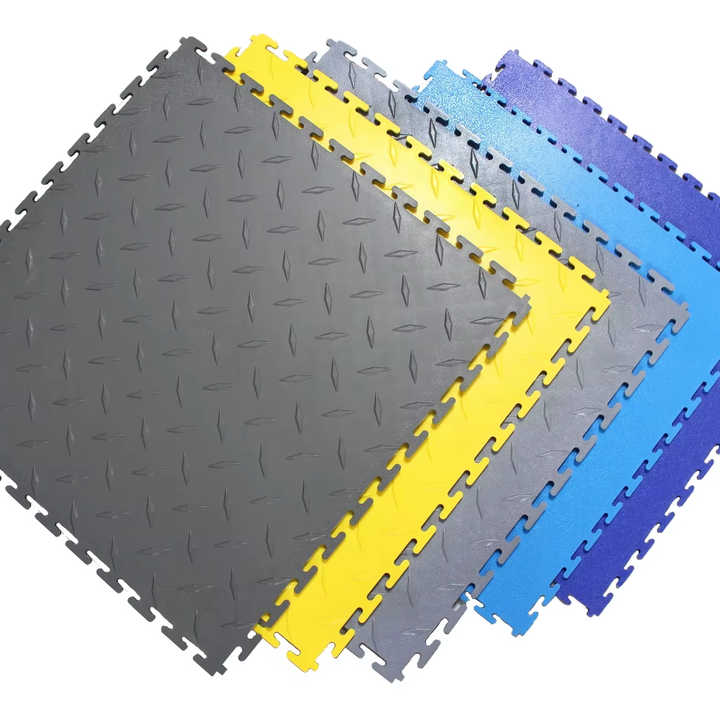 Modular Carpet Indoor Pvc Smooth Grate pp Garage Click Plastic Floor ...