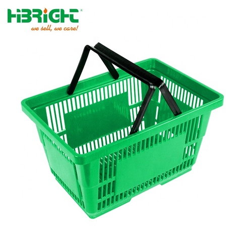 Colorful Plastic Material New Design Supermarket Shopping Basket ...