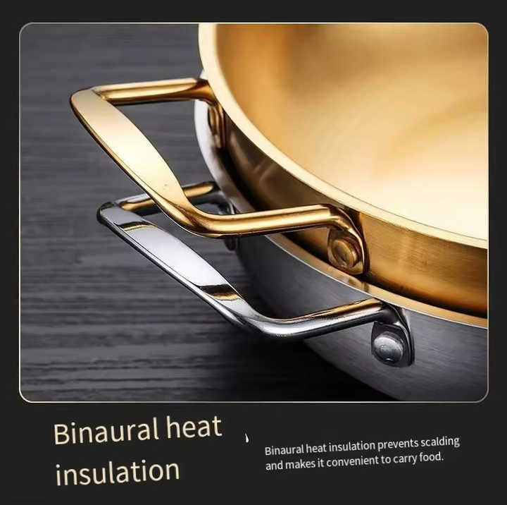 Classic Korean-Style Stainless Steel Ramen Pot Double Handle Lobster ...