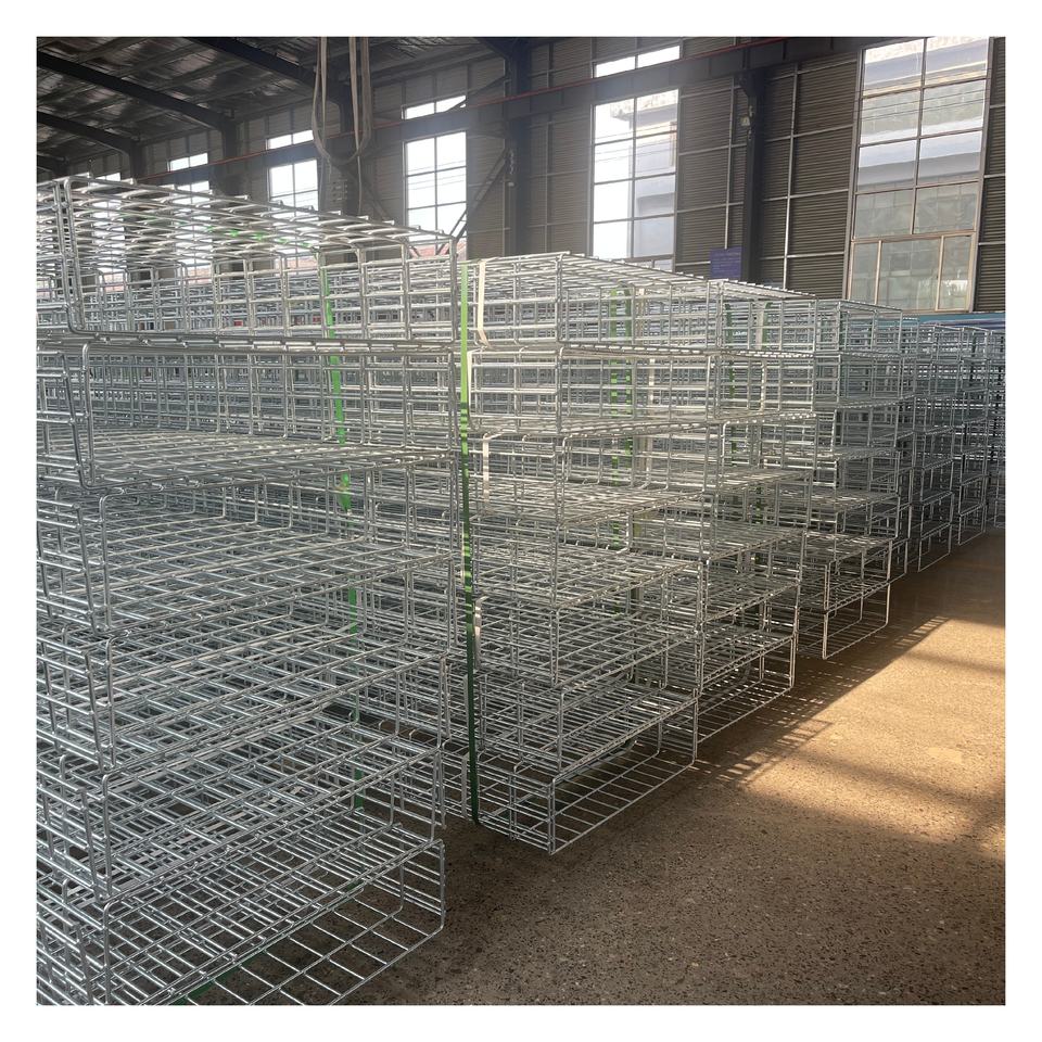 Wire Mesh Cable Tray Welded Grid 5mm 6mm Steel Wire Custom Size HDG/EG ...