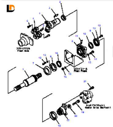 421-20-33020 Propeller Shaft KOMATSU PROPELLER SHAFT, FRONT| Alibaba.com