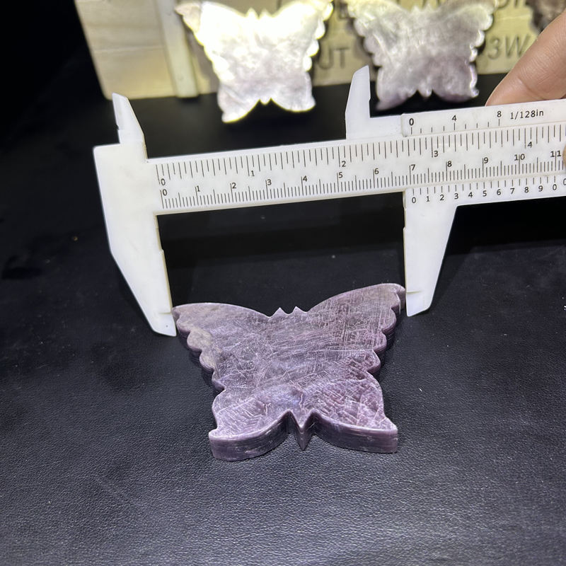 Best Seller Crystal Butterfly Craft Healing Natural Gemstone Purple ...