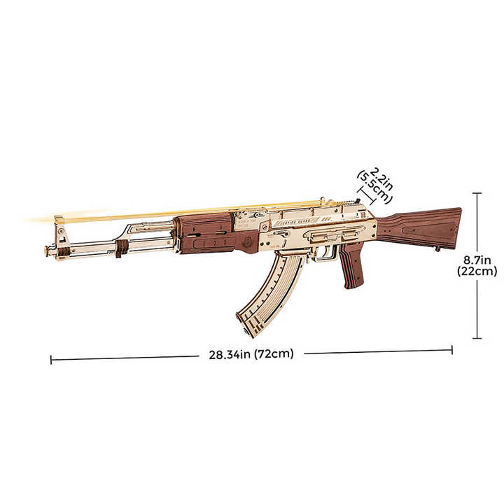 Robotime Rokr DIY Wood Crafts LQ901 Rubber Band Gun Kit