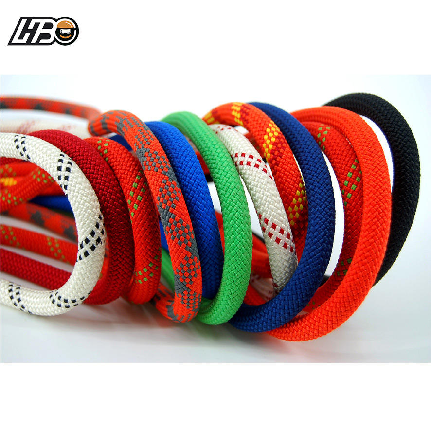 HBC 11mm Nylon Safety Climbing Rope Static/Dynamic Rock Climbing CE ...