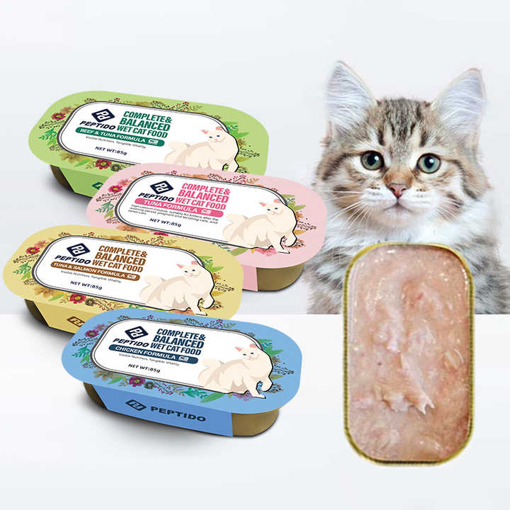 OEM Factory Wholesale 85g Full-Term Wet Food for Cats Full Price Canned ...