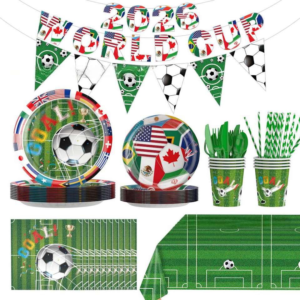 One-stop Procurement 2026 New Model Football-themed Party Decoration ...