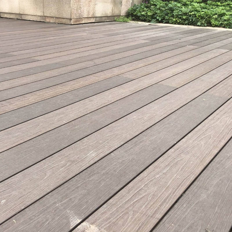 WPC Composite Outdoor Decking Terrace Flooring Panels Indoor Solid Hard ...