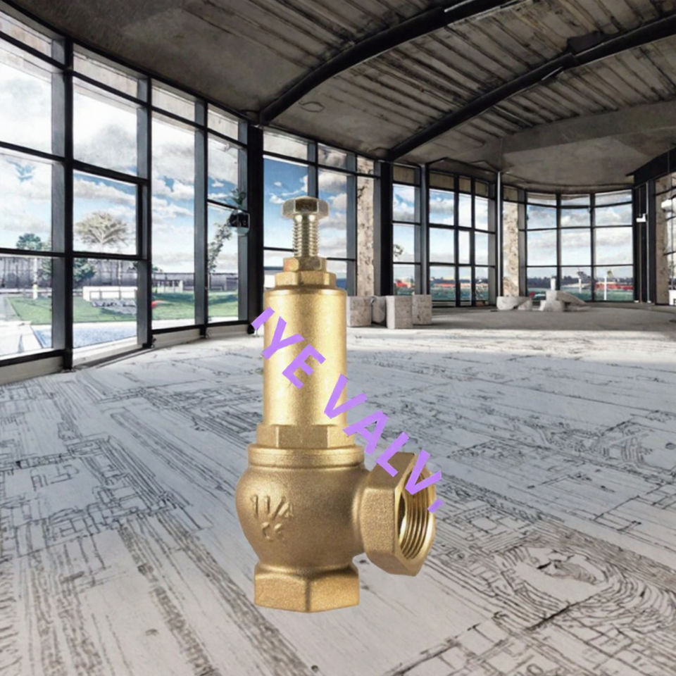 Adjustable Brass Safety Valve Temperature Manual Relief for Water Oil ...