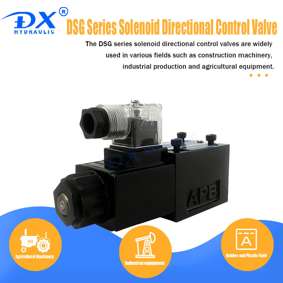 DX Rexroth Dsg 01 02 03 Hydraulic Solenoid Control Operated Directional ...