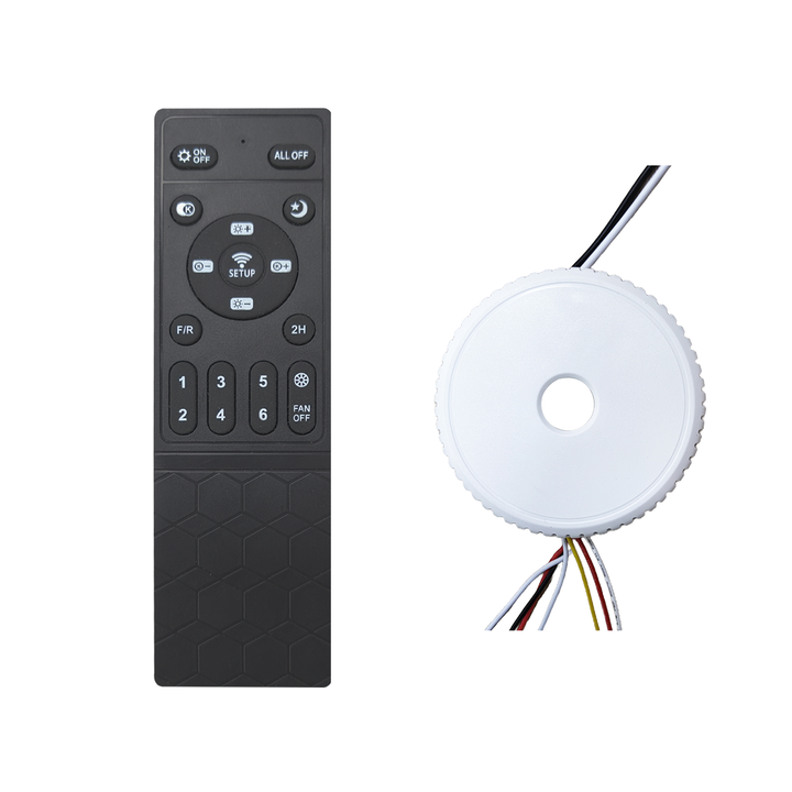 BLDC Ceiling Fan Plastic Remote Control Fixed LED Indicator Light 10 ...