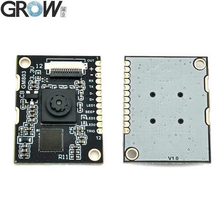 GROW GM803-S DC3.3V 5-30cm Read Distance USB/TTL232 Interface Barcode ...