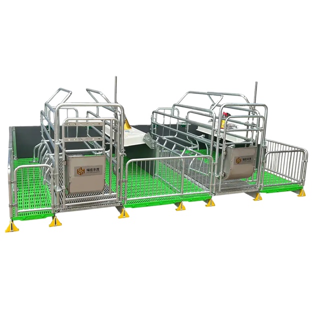 2025 Pig Cages - Durable Galvanized Farrowing Crates