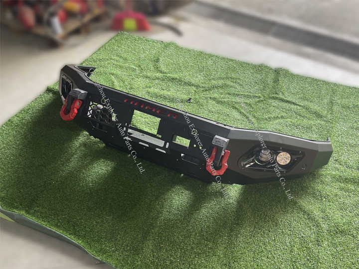 Steel Car Front Bumper for Isuzu Dmax 2017-2019 with LED Light Winch ...