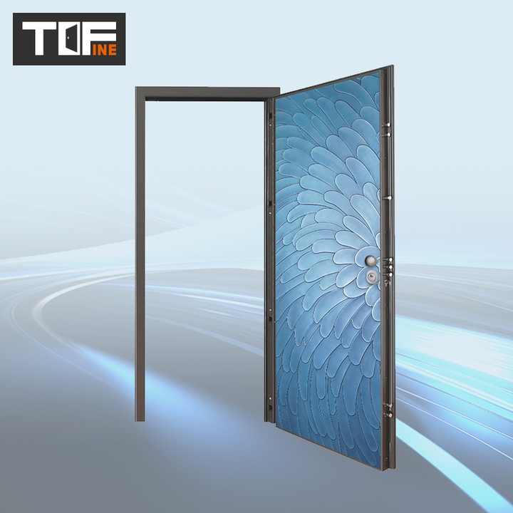 Luxury Italian Modern Villa Door Armored Steel Security Door for Home ...