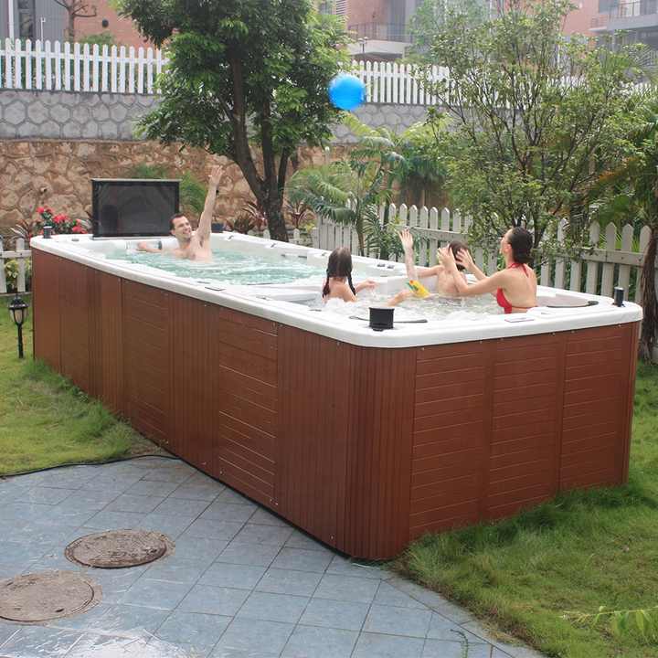 Sunrans 5.9M Swim Spa Integrated Swimming Pool & Hydro Massage for ...