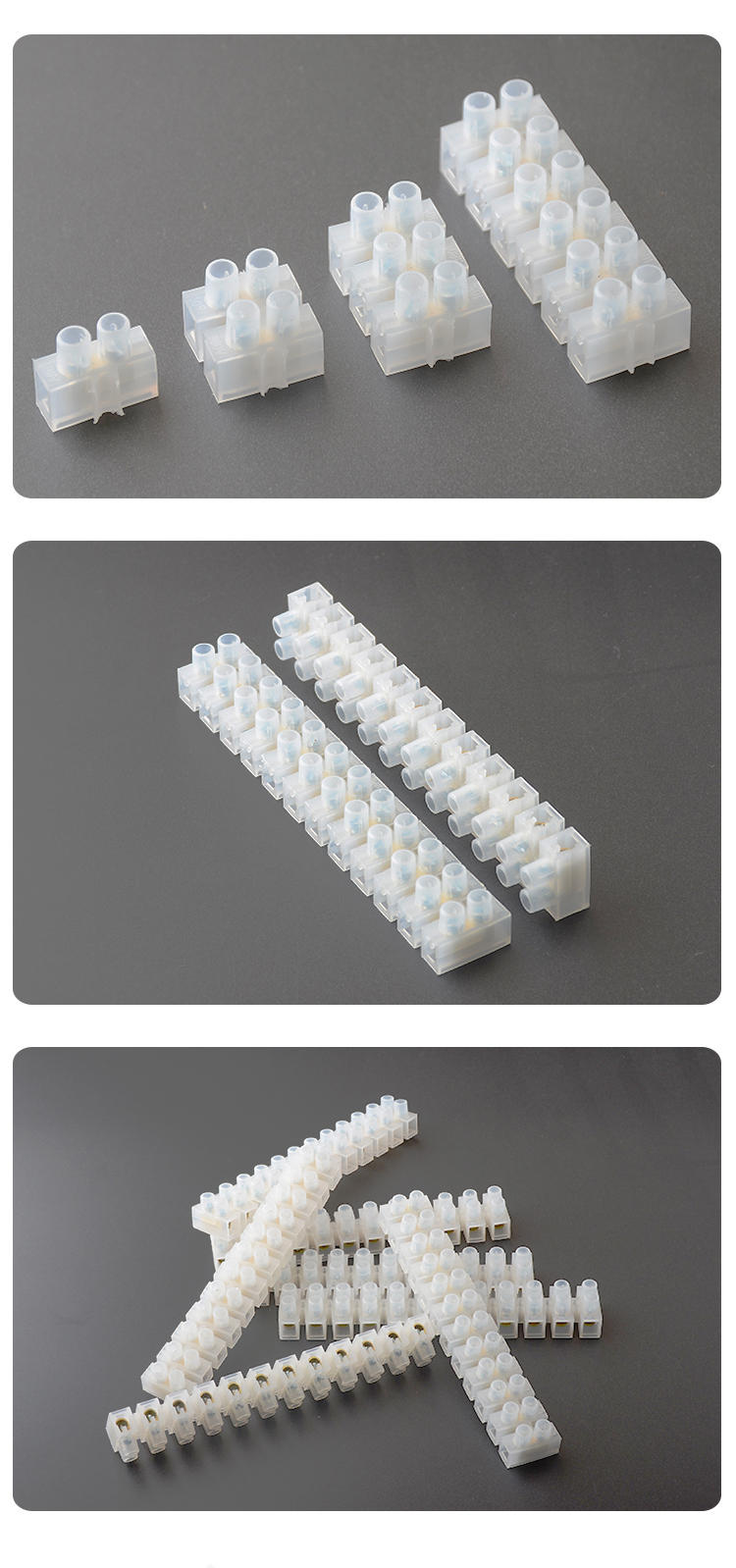 U Type Electrical 30 45 60 100 Amp Flexible PP Post Screw Chocolate ...