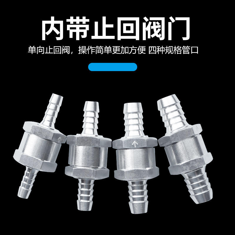 Automotive Aluminum Alloy One-Way Check Valve for Gasoline & Diesel ...