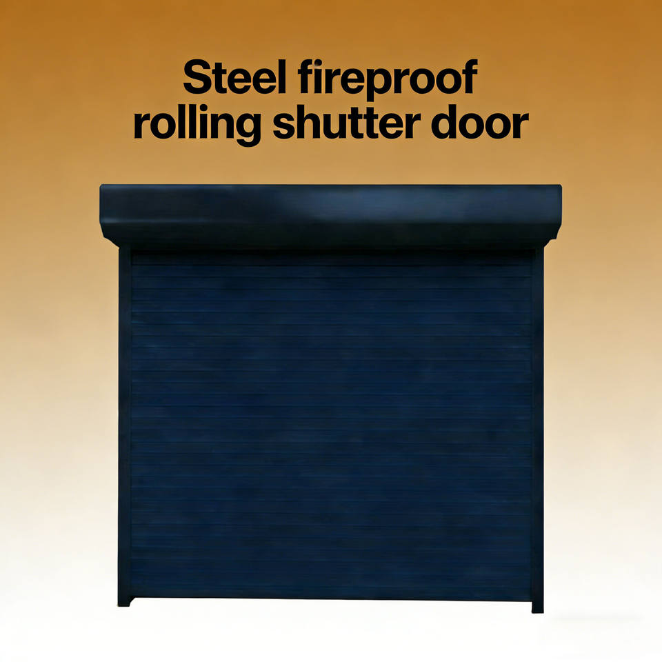 Galvanized Steel Fireproof Rolling Shutter Door 3Hr Fire Rating ...