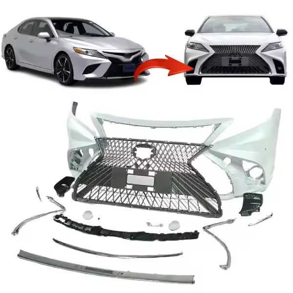 Toyota Camry 2018 Front Bumper Kit - Lexusesque Upgrade